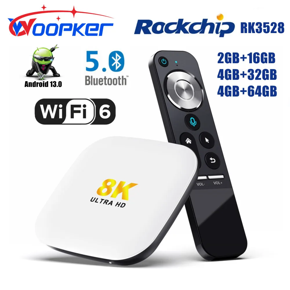 Woopker-Android-13-Smart-TV-box-H96-Max-M2-Rockchip-RK3528-1000M-LAN ...