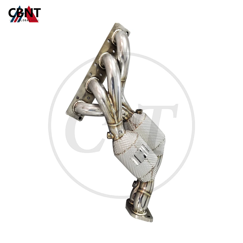 CBNT-Manifold-Headers-for-BMW-E90-320i-N42-N46-Exhaust-pipe-with-Catalytic-Converter-SS304 ...