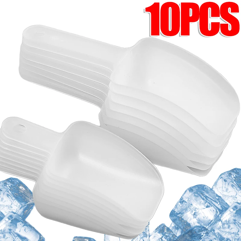 10-5Pcs-Plastic-Ice-Scoops-Multifunction-Flour-Candy-Ice-Cube-Shovel ...
