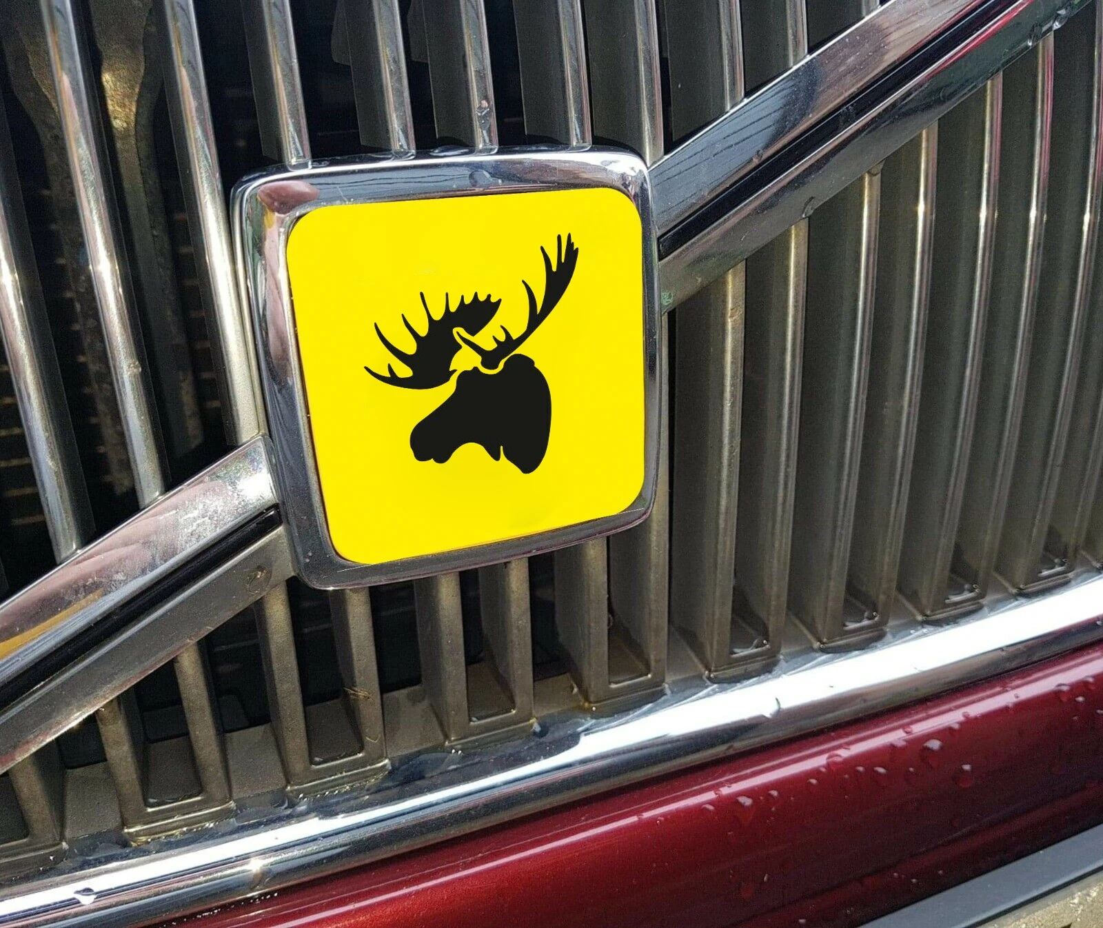 For Volvo grill logo plate emblem sticker / decal Car sticker / volvo ...