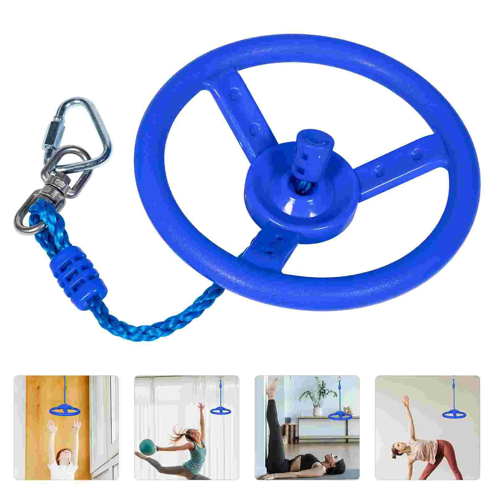 Gym-Equipment-Ninja-Wheel-Kids-Exercise-Sports-Pull-up-Training-Handle ...