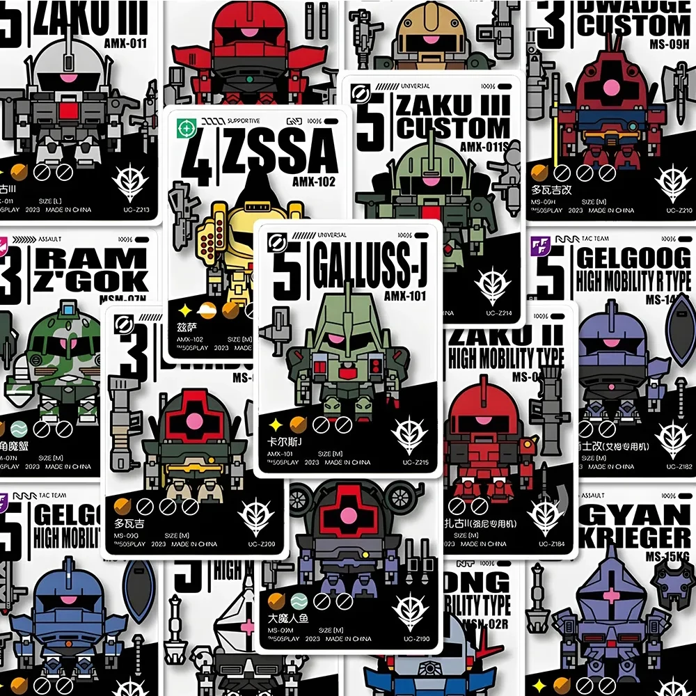 10-30-50-100pcs-Cool-Cartoon-GUNDAM-Stickers-Anime-Graffiti-Sticker-DIY ...