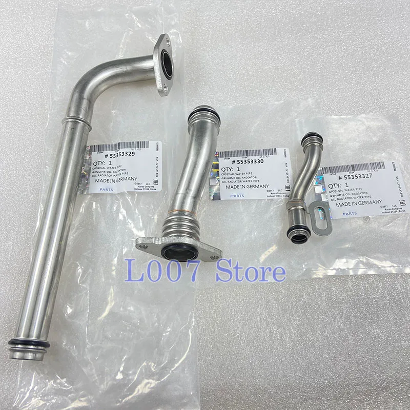 3PCS-Original-Oil-Cooler-Connected-Hard-Pipe-For-Chevrolet-Cruze-Epica ...