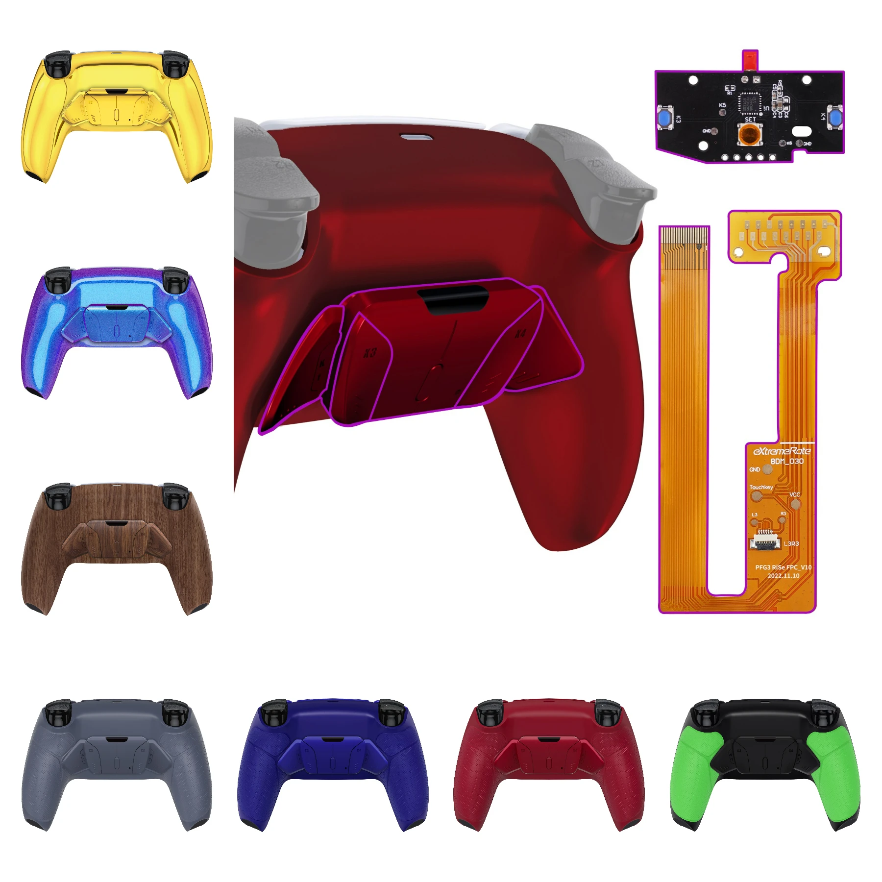 eXtremeRate-Programable-RISE4-Remap-Kit-for-ps5-Controller-BDM-030-040 ...