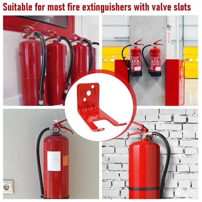 Fire-Extinguisher-Bracket-Wall-Hook-Heavy-Duty-Holder-With-All-Needed ...