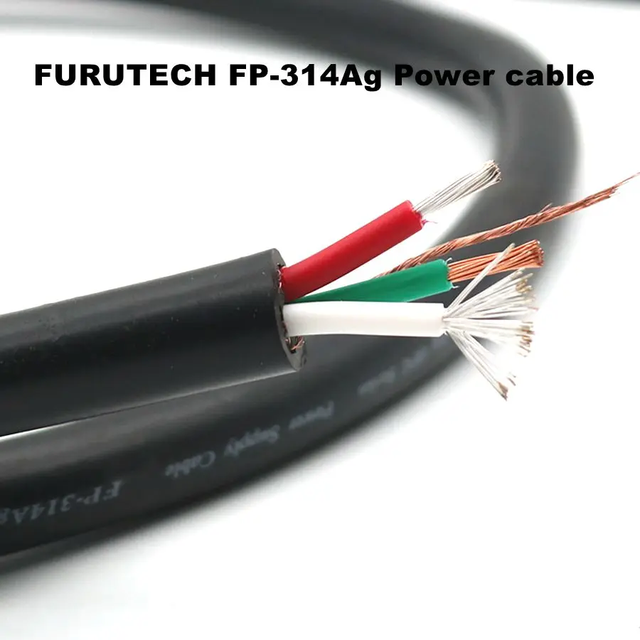 FURUTECH FP 314Ag-Ⅱ hifi Audiophile Power cord OFC Silver plated HiFi ...