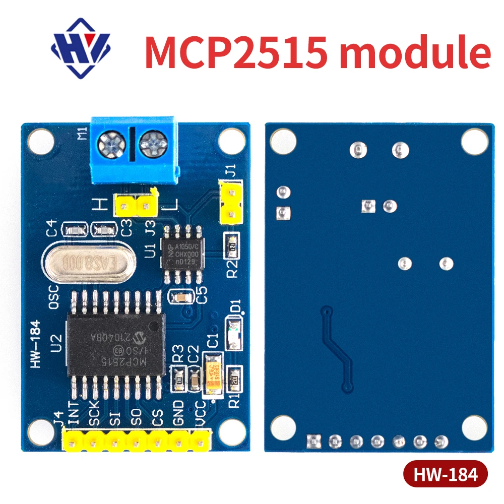 MCP2515-CAN-V2-0B-bus-module-TJA1050-receiver-SPI-interface-protocol ...