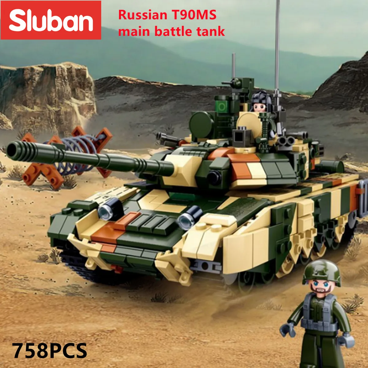 Sluban-Building-Block-Morden-Wisel-Armored-Carrier-245PCS-B0750-Army ...