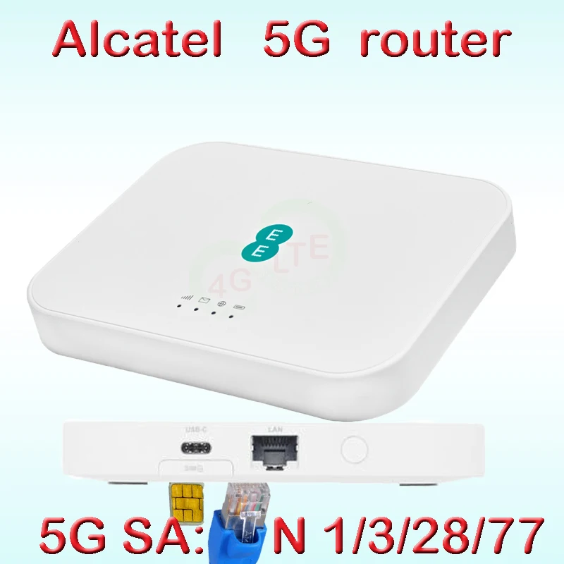 pocket mobile wifi alcatel ee 5gee wifi QTAD52E 5G wifi6 lan port 5G NR sa 5g Mini WiFi router ...