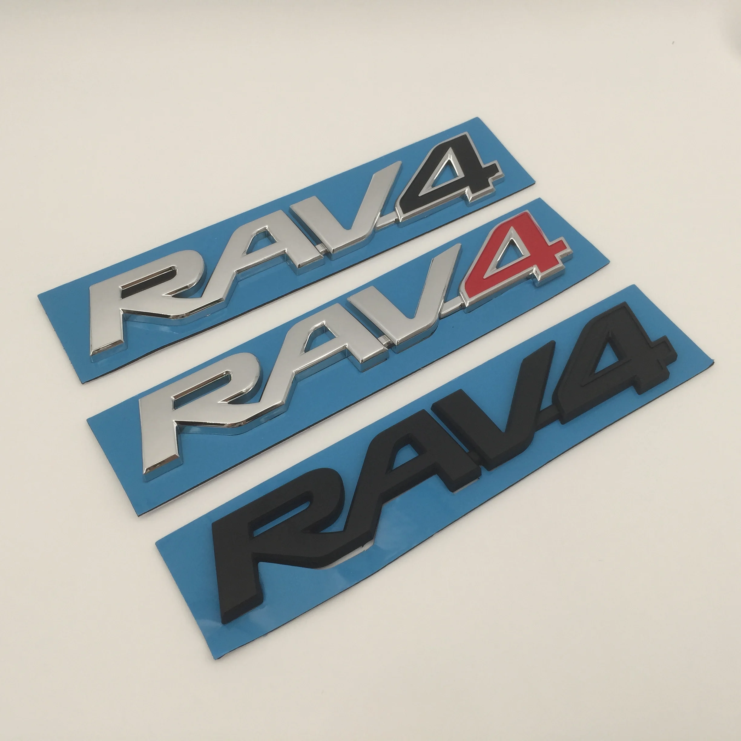 1pcs 3d Abs High Quality Rav4 Car Letter Rear Tail Trunk Decals Emblem ...