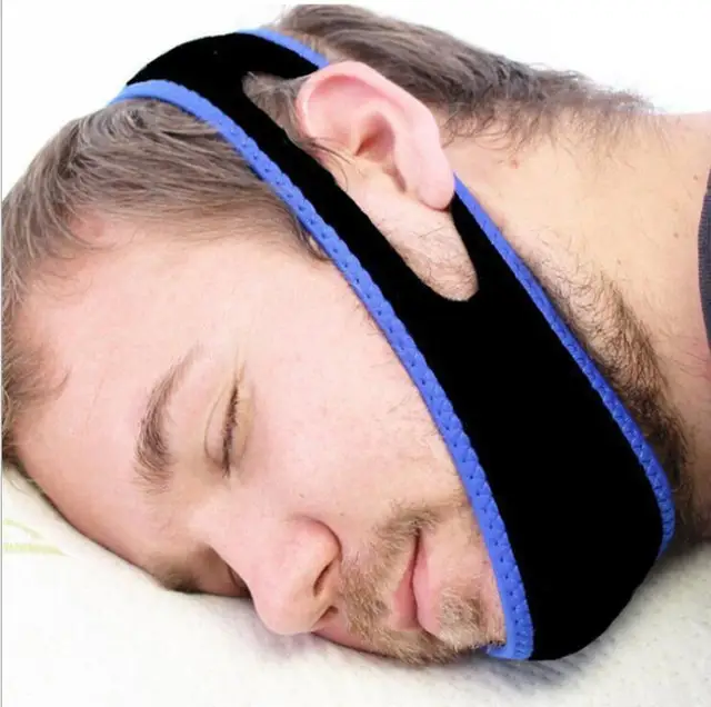 New Neoprene Anti Snore Stop Snoring Chin Strap Belt Anti Apnea Jaw ...