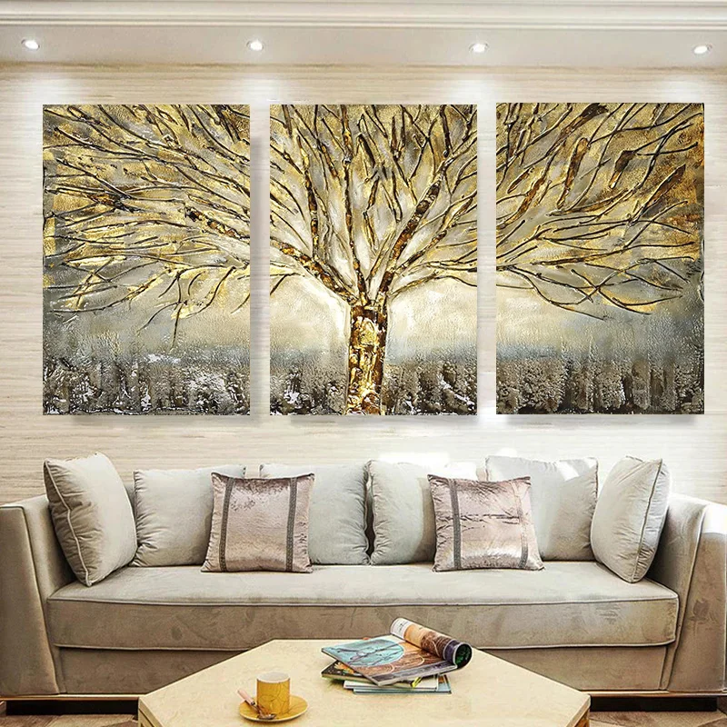 Tree Of Life Painting 3 Panel