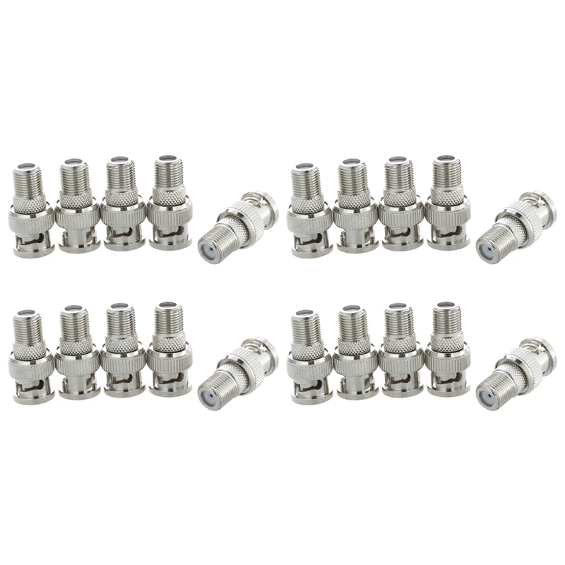 Hot-20Pcs-BNC-Male-Plug-To-F-Female-Jack-Adapter-Coax-Connector-Coupler ...