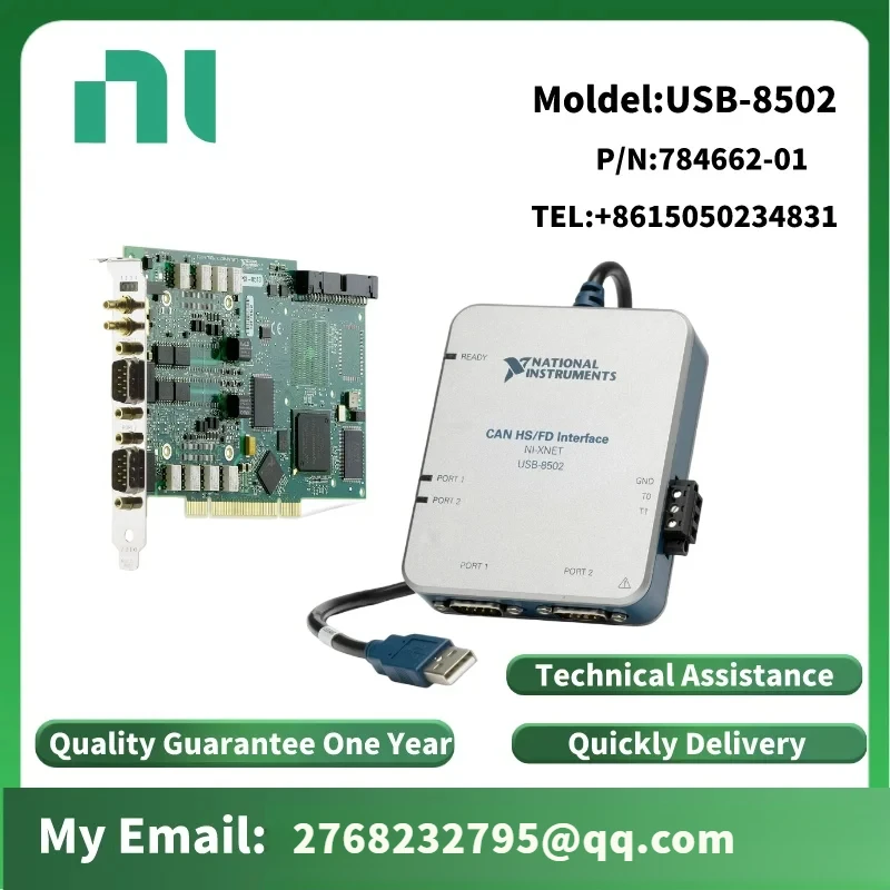 NI-USB-8502-784662-01-Dual-port-high-speed-FD-USB-interface-equipment-a ...