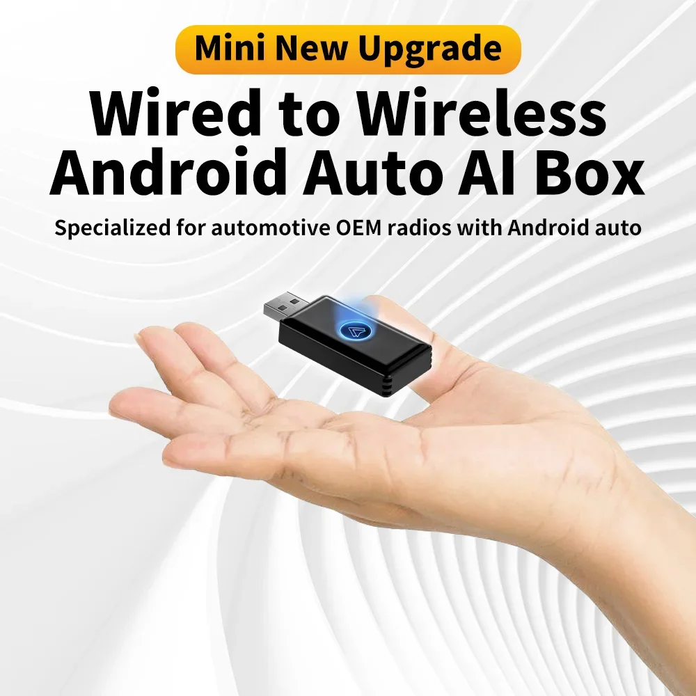 Mini-New-Upgrade-Wired-to-Wireless-Android-Auto-AI-box-for-Wired ...