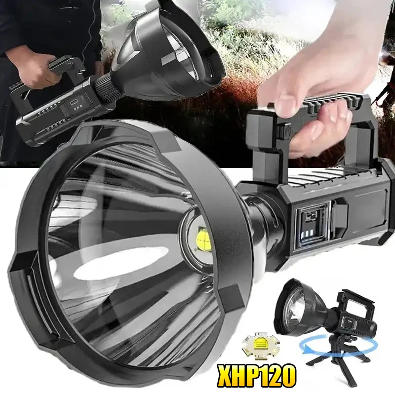 10000LM-Rechargeable-High-Power-Led-Flashlights-Ultra-long-Lighting ...