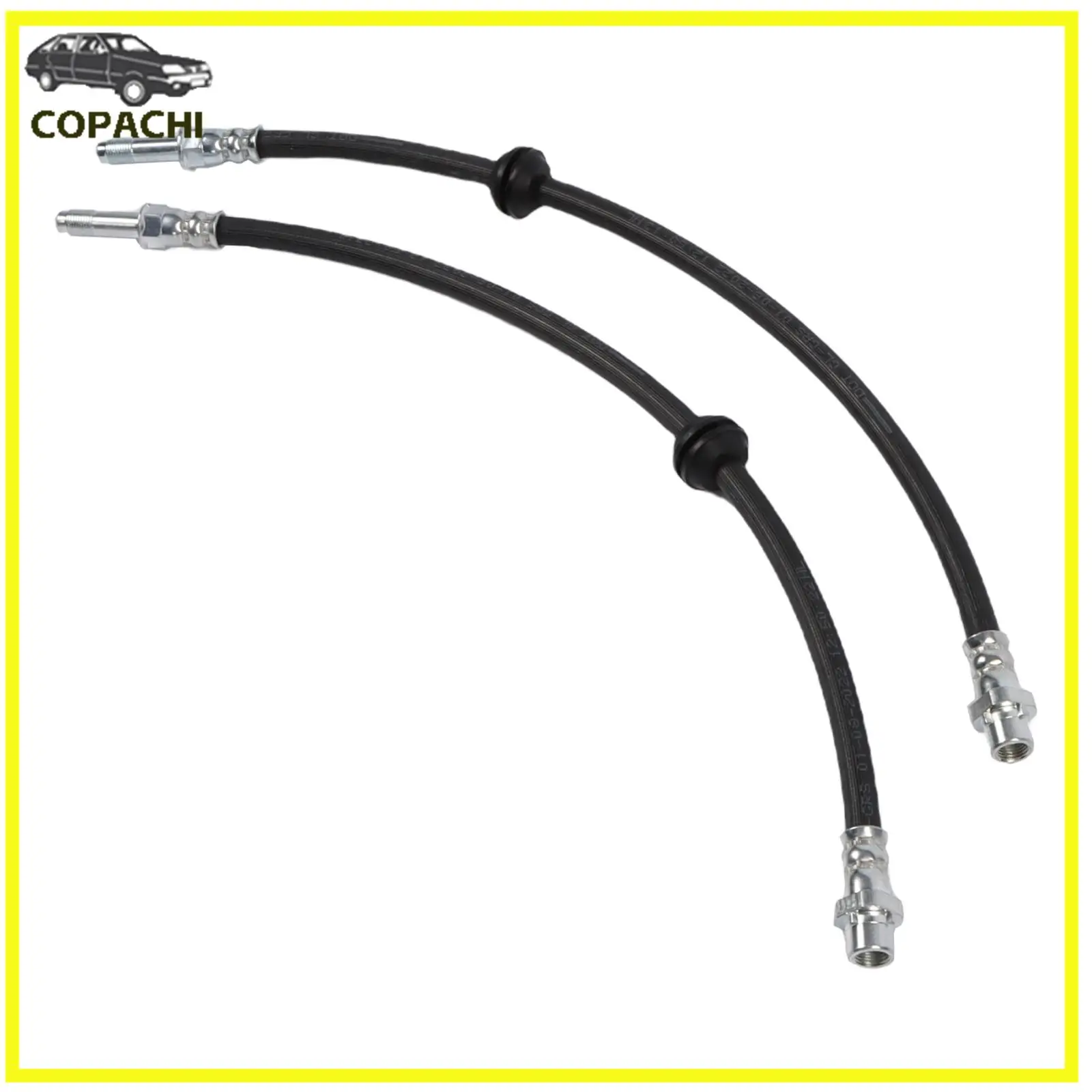 2pc Front Brake Hose Pipe Line For BMW E46 316 320 325 330 E85 Z4 3 ...