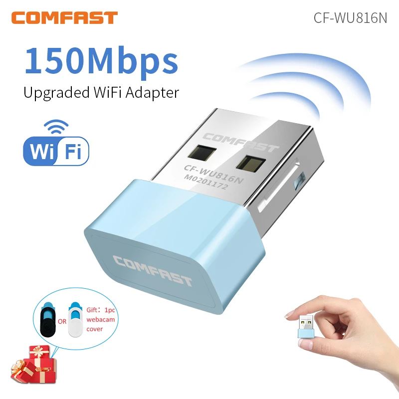 Comfast-USB-Adaptador-Mini-Wifi-Adapter-150M-Usb-Wi-Fi-Para-PC-Receiver ...