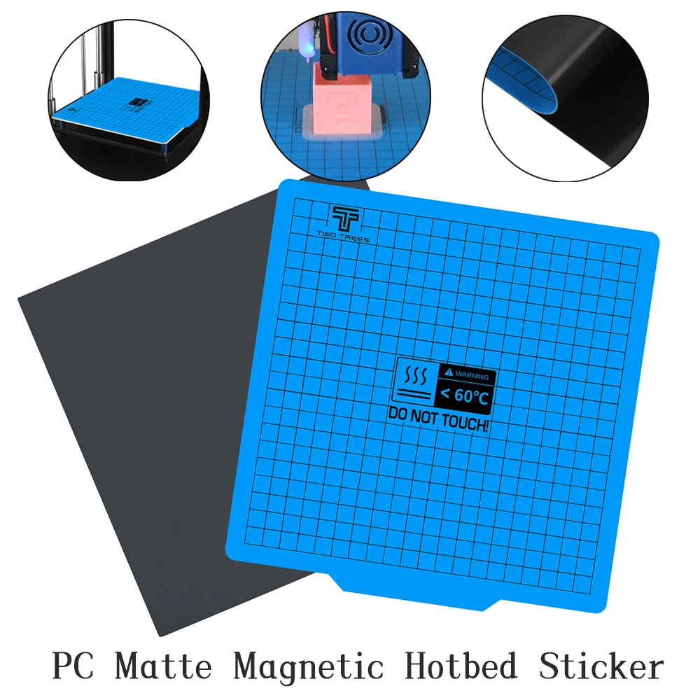 3D Printer PC Matte Magnetic Hotbed Print Bed Sticker 220x220/235x235 ...