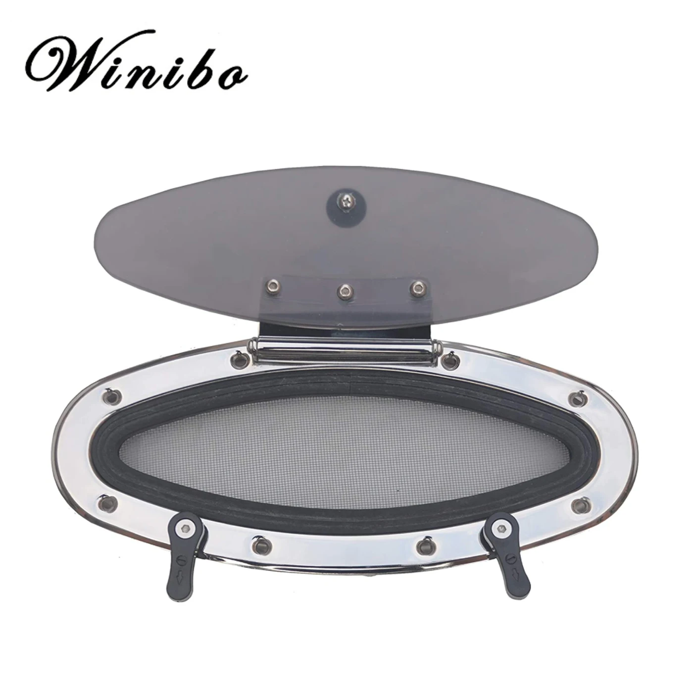 Marine Stainless Steel Eye Shape Porthole With Mosquito Screen Opening ...