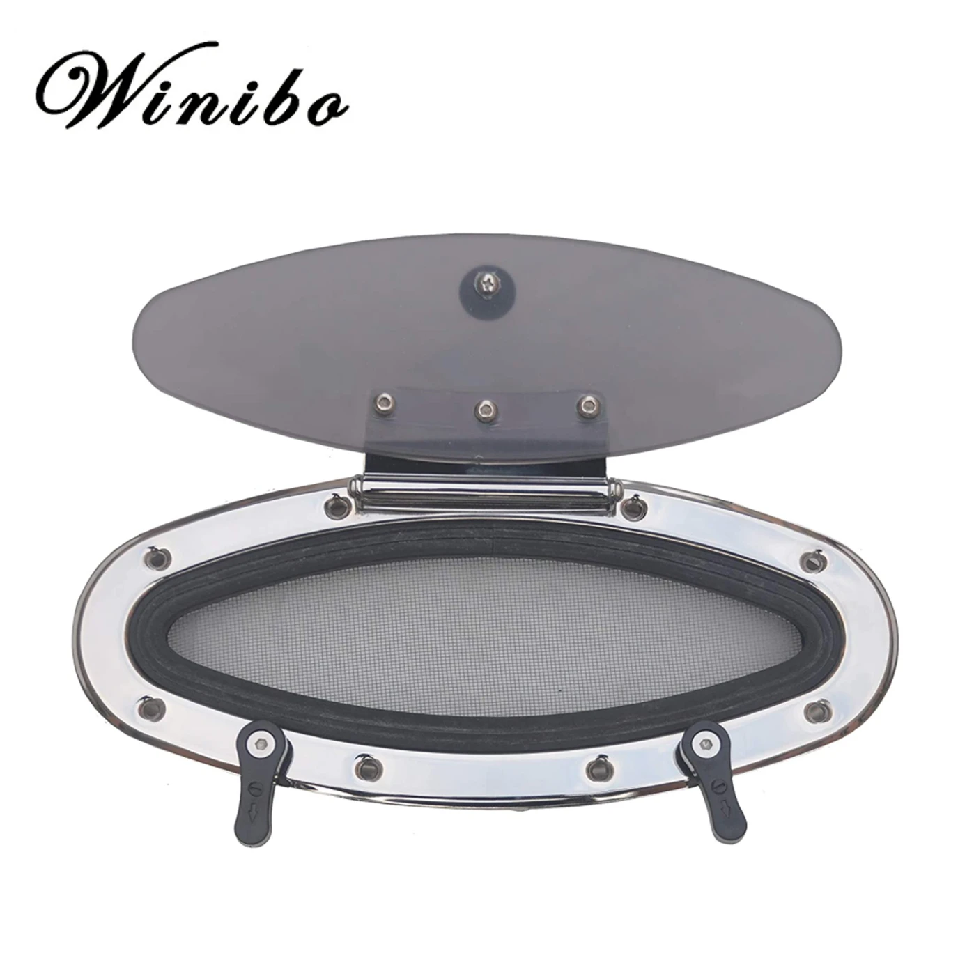 Marine Stainless Steel Eye Shape Porthole With Mosquito Screen Opening ...