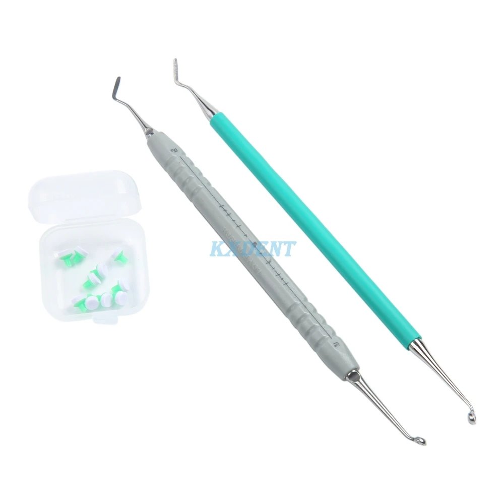 Dental-Composite-Resin-Filling-Spatula-Mixing-Handle-Foam-Pads ...