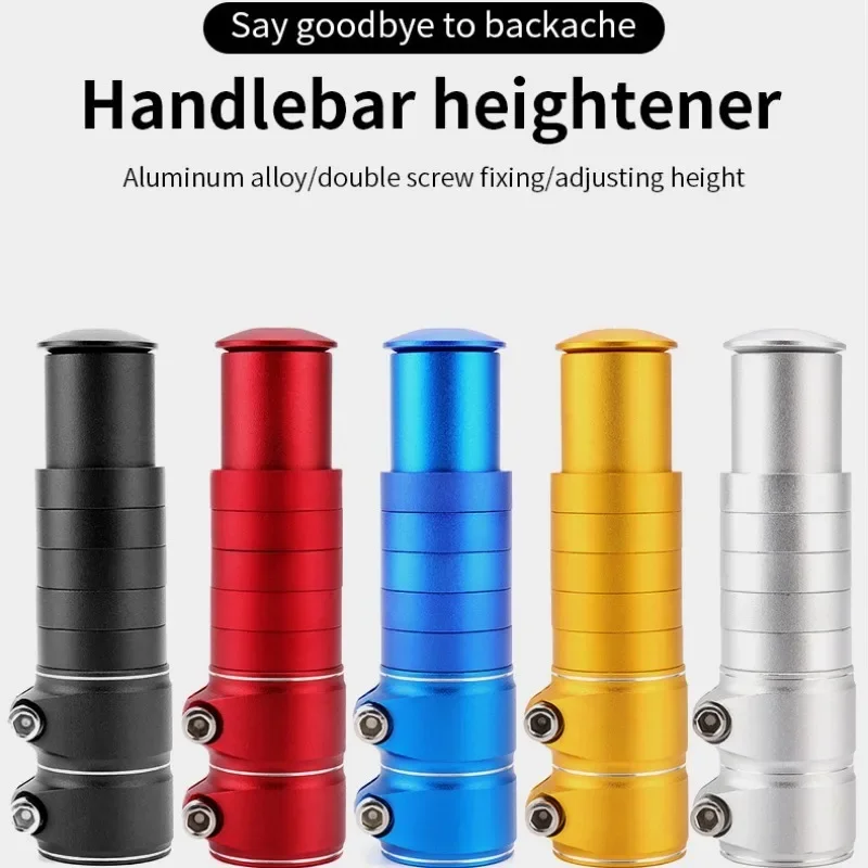 Aluminum-Alloy-Mountain-Bike-Handlebar-Heightener-Dervice-Bicycle-Fork ...