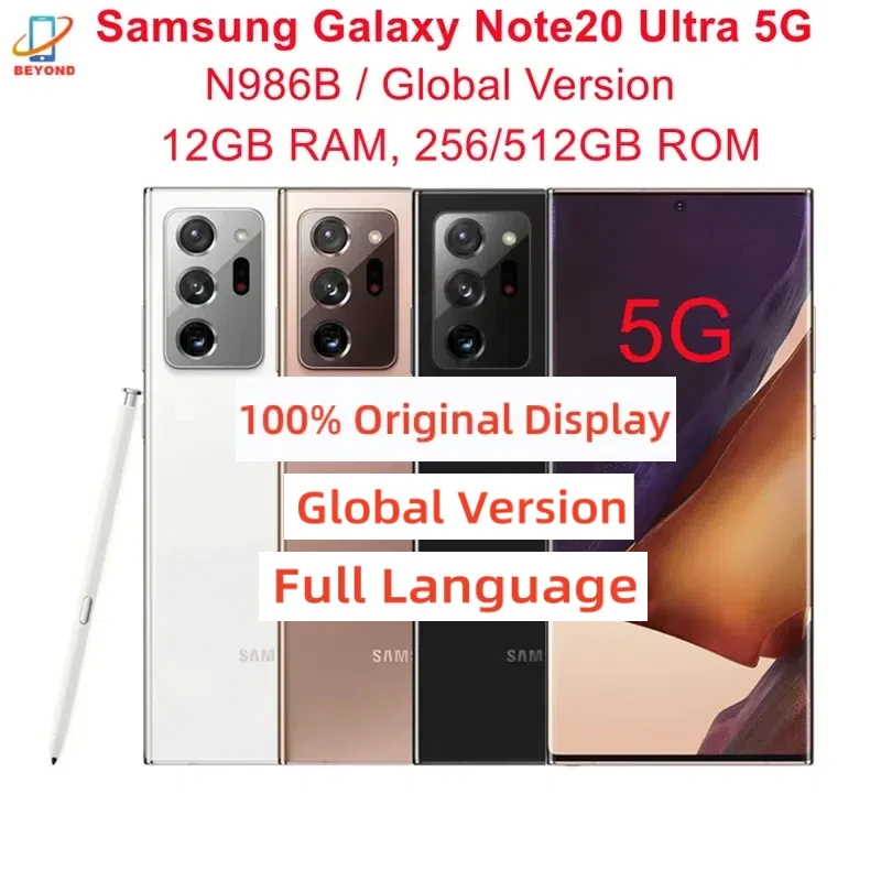 Samsung-Galaxy-Note20-Note-20-Ultra-5G-N986B-versi-n-Global-6-9-AMOLED ...