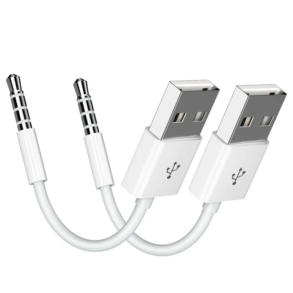 2 pacote cabo adaptador de dados do carregador usb para ipod shuffle 3 ...
