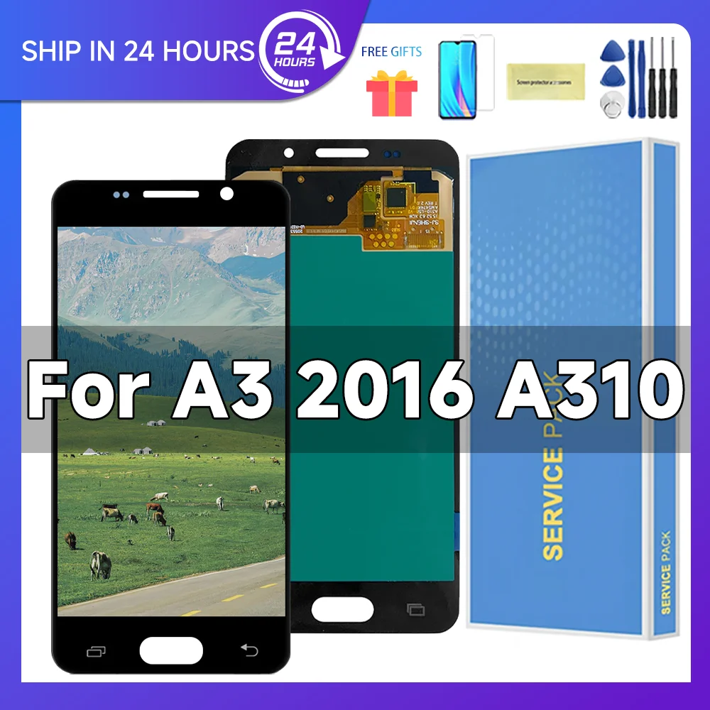 4-7-SUPER-AMOLED-A310F-LCD-For-SAMSUNG-A3-2016-A310-A310F-A3100-LCD ...