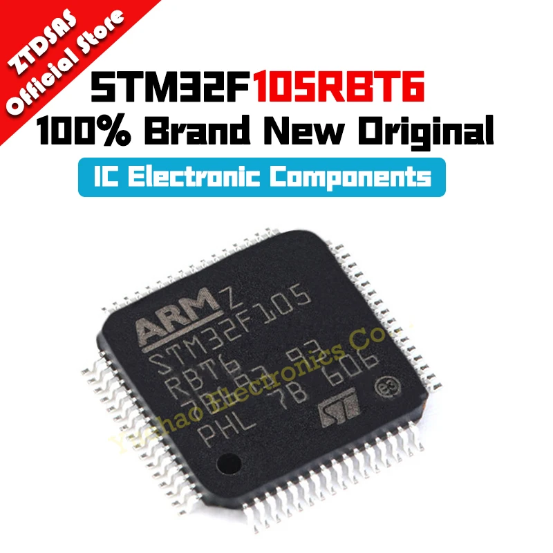 STM32F105RBT6 STM STM32 STM32F STM32F105 STM32F105R STM32F105RB IC MCU LQFP-64