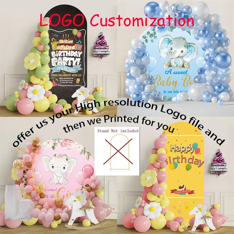 Hintergrund-benutzer-definierte-Logo-Bogen-Abdeckung-rund-perfekt-f-r ...