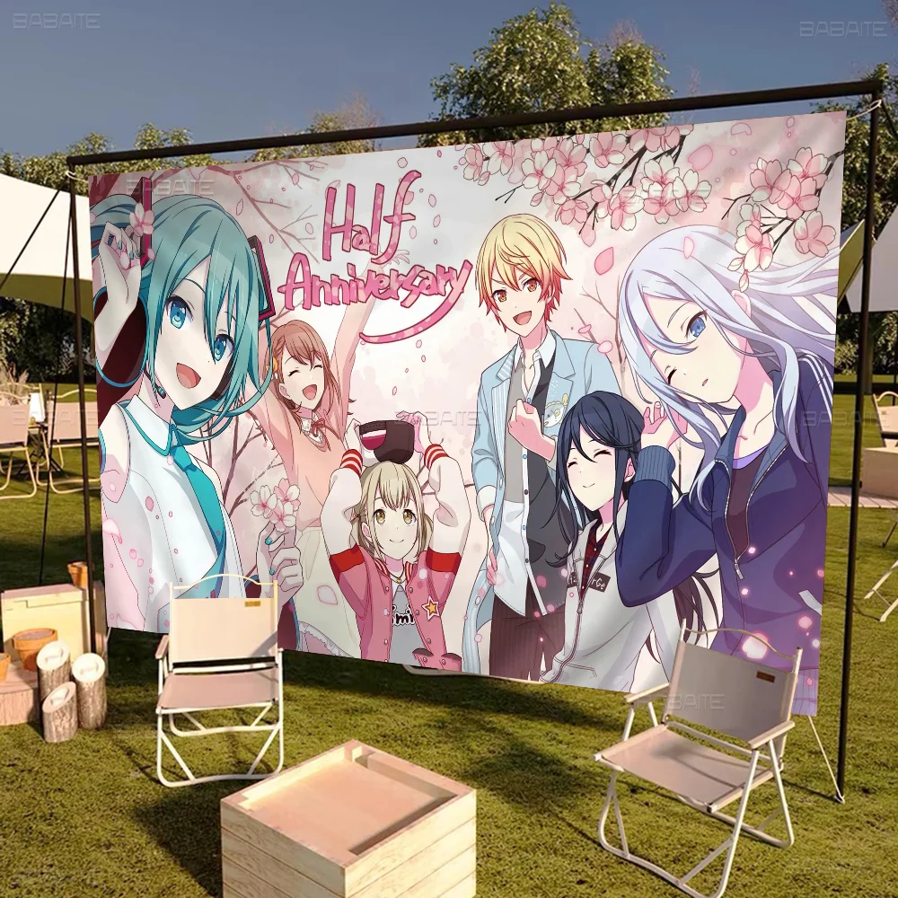 Project-Sekai-Anime-Chart-Flag-for-Living-Room-Home-Dorm-Decor-Art-Home ...