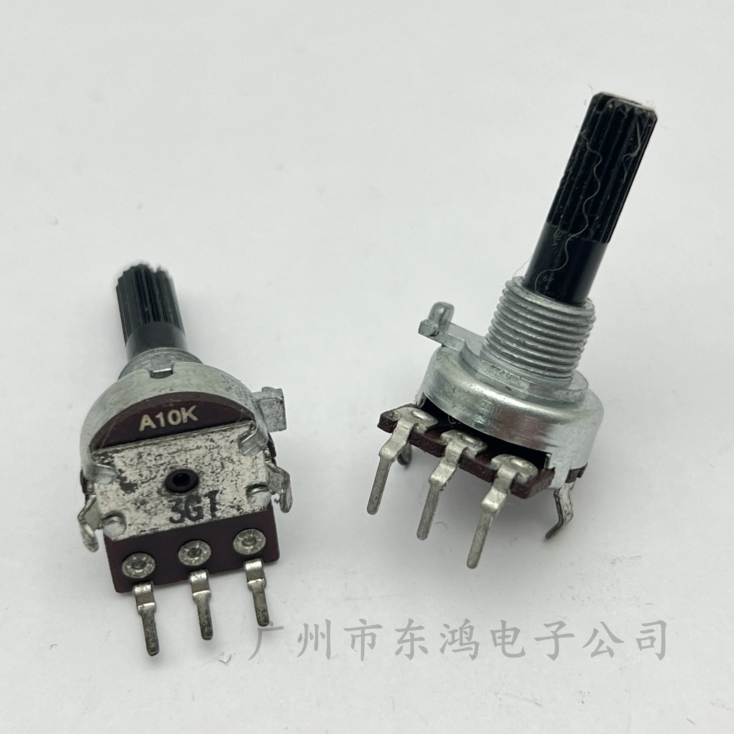 1-PCS-161-type-potentiometer-single-connection-3-pin-A10K-shaft-length ...