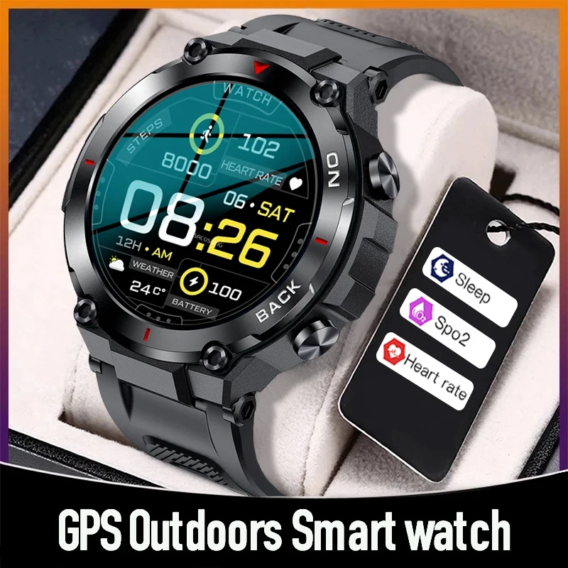 New GPS Position Smart Watch Military Outdoor Sport Fitness Super Long ...
