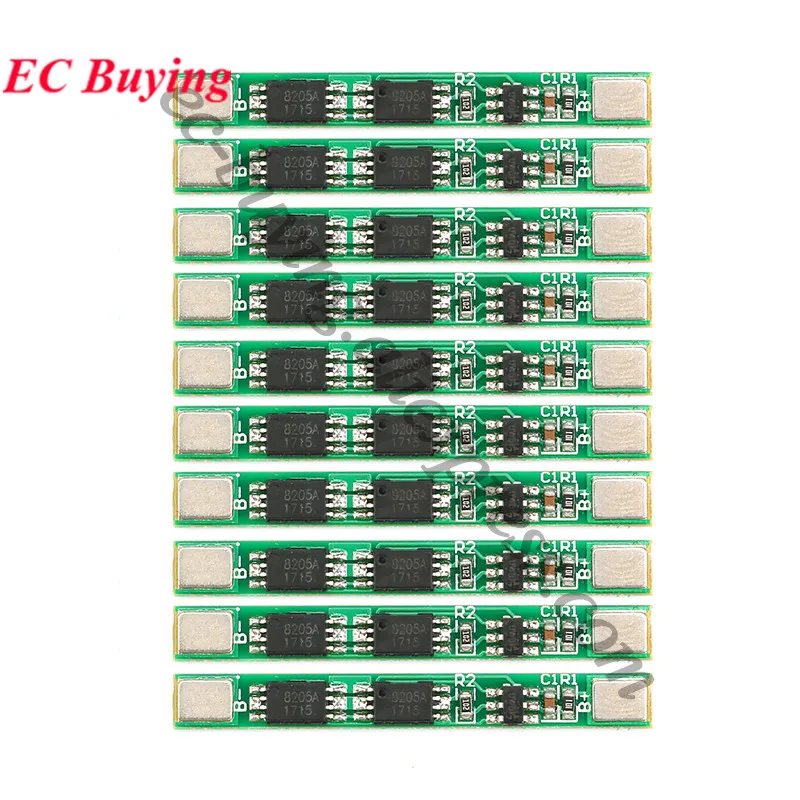 10Pcs-1pc-1S-3-7V-4A-li-ion-BMS-PCM-18650-Battery-Protection-Board ...