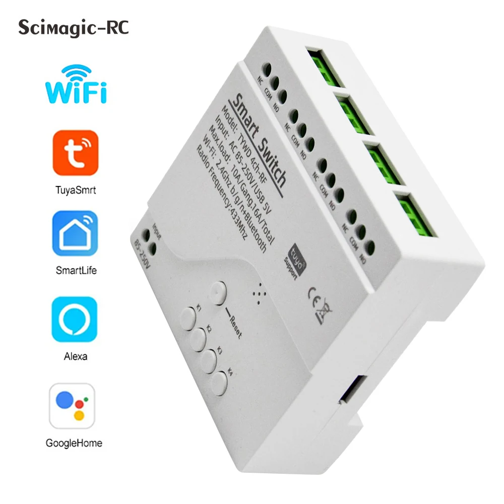 4CH-Smart-Tuya-Switch-Relay-Module-Home-Automation-DC5V-7-32V-AC-220V ...