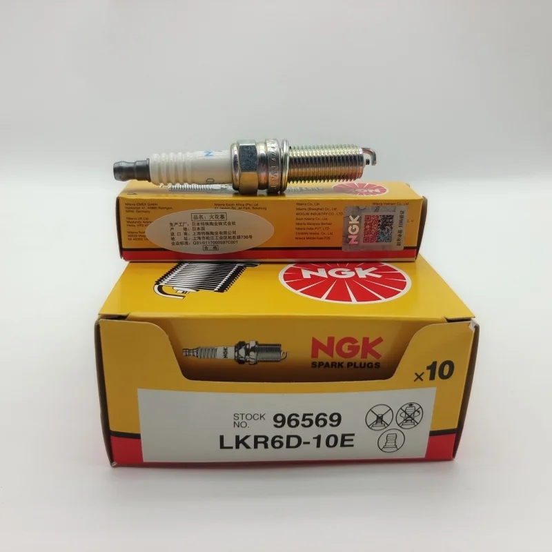4/6PCS Original NGK LKR6D-10E 96569 Normal Spark Plug For Kia i10 ...