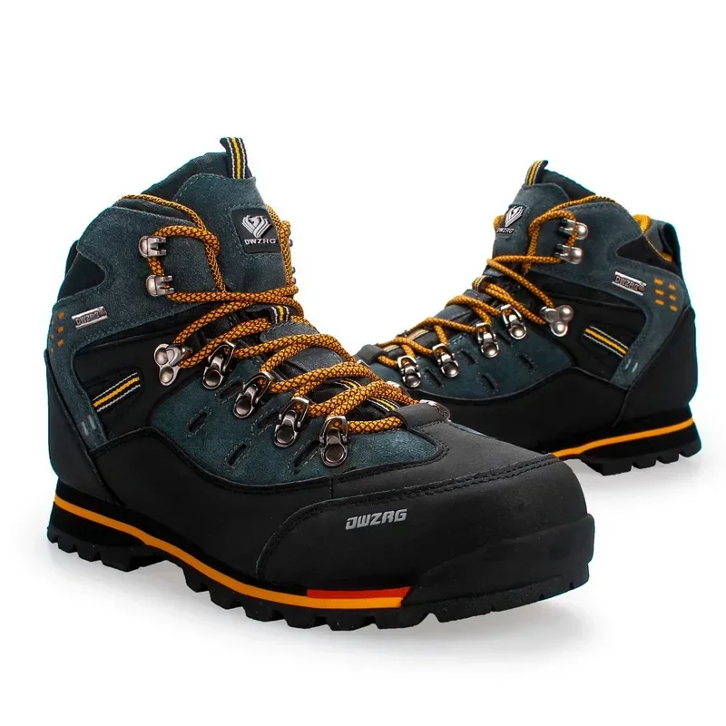 Genuine-Leather-Men-s-Hiking-Shoes-Men-High-top-Waterproof-Mountain ...