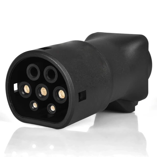Electric Car Side Discharge Cable Plug EV Type2 16A Discharge Adapter ...