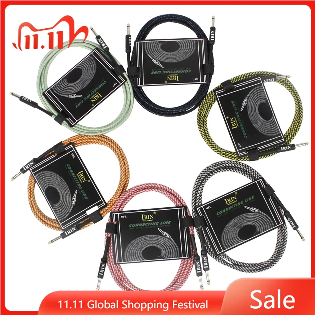 3M-Guitar-Cable-Wire-Cord-Jack-Line-Bass-Electric-Box-Audio-Cable-Noise ...