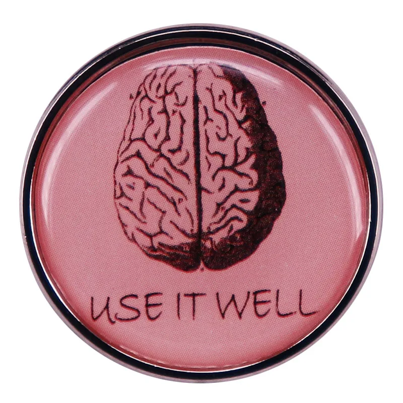 Jewelry Accessories | Brain Badge | Use Well | Brooches - Badge Fashion ...