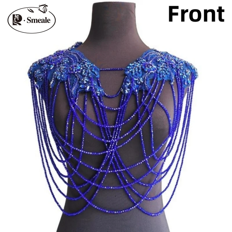 Rhinestone-Shoulders-for-Wedding-Dress-DIY-Patch-Hand-sewn-Glass-Drill ...