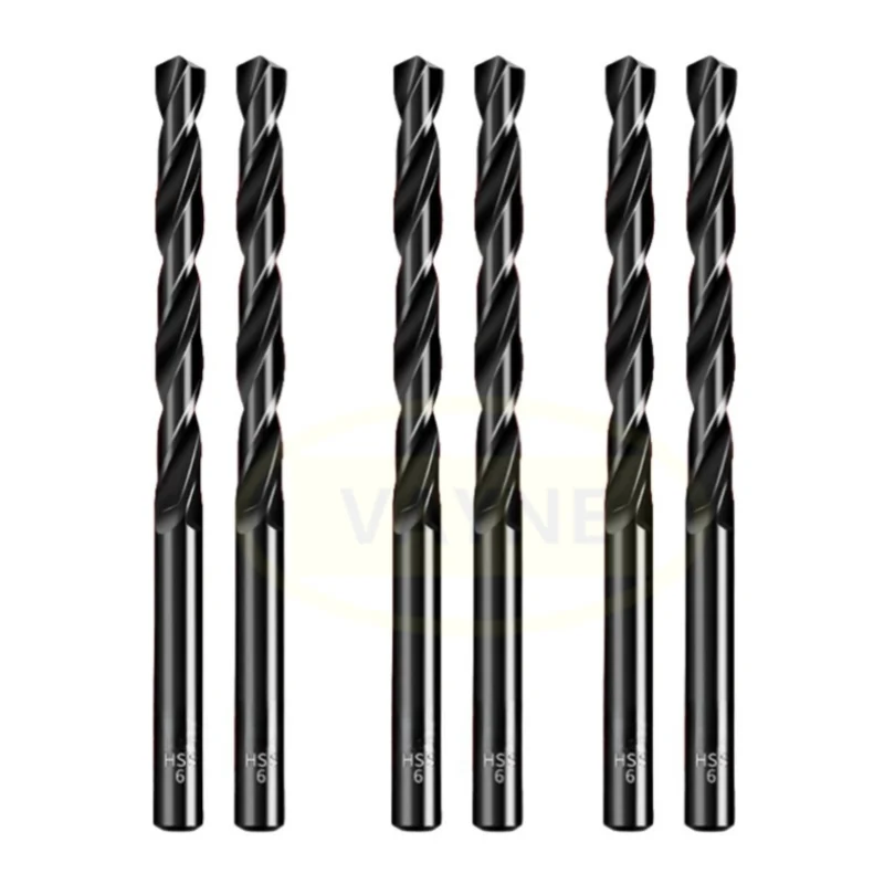 HSS straight Shank Twist Drill Bit 1mm-17.9mm M2 Black Oxidation Hole ...