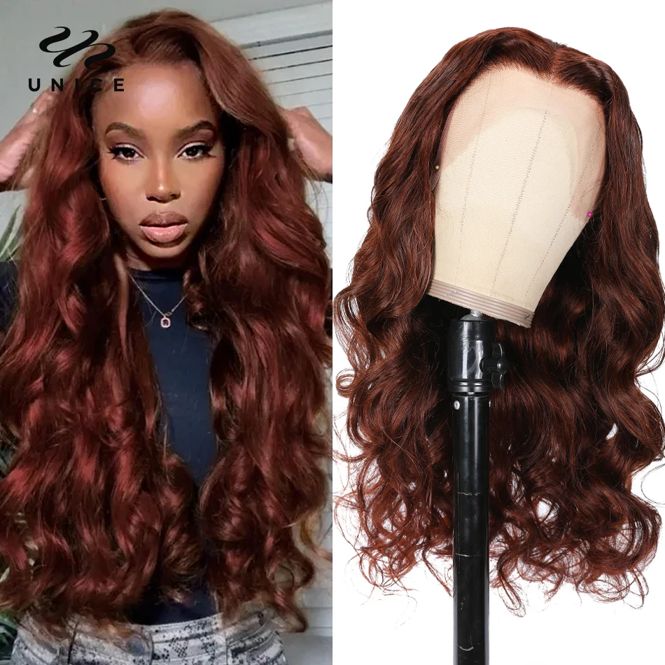 Perruque Lace Front Wig Body Wave brésilienne naturelle – UNice ...