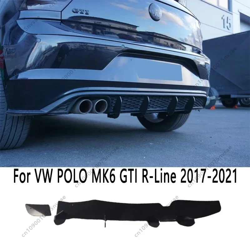 Is the Gloss Black Rear Valance Blade for Your VW Polo R Line 2019 ...