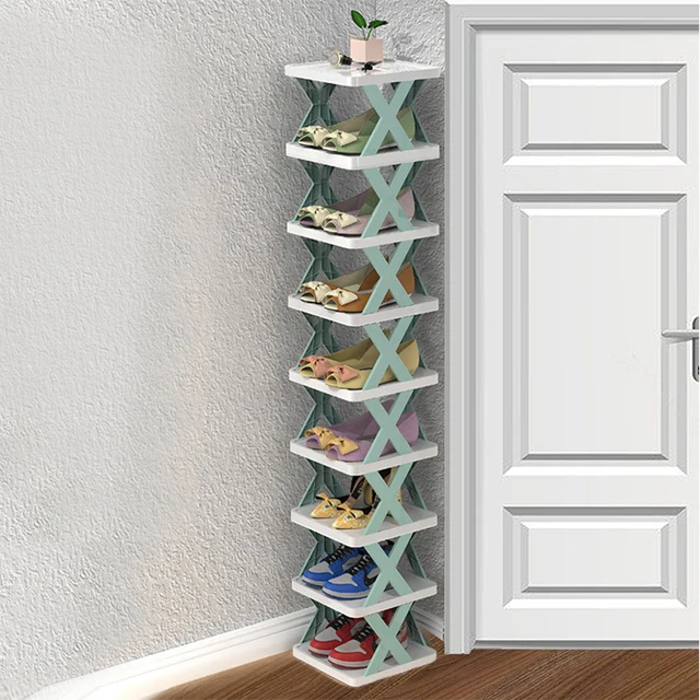 Simple Assembled Shoe Cabinet Stackable Shoe Rack Multi-layer Storage ...