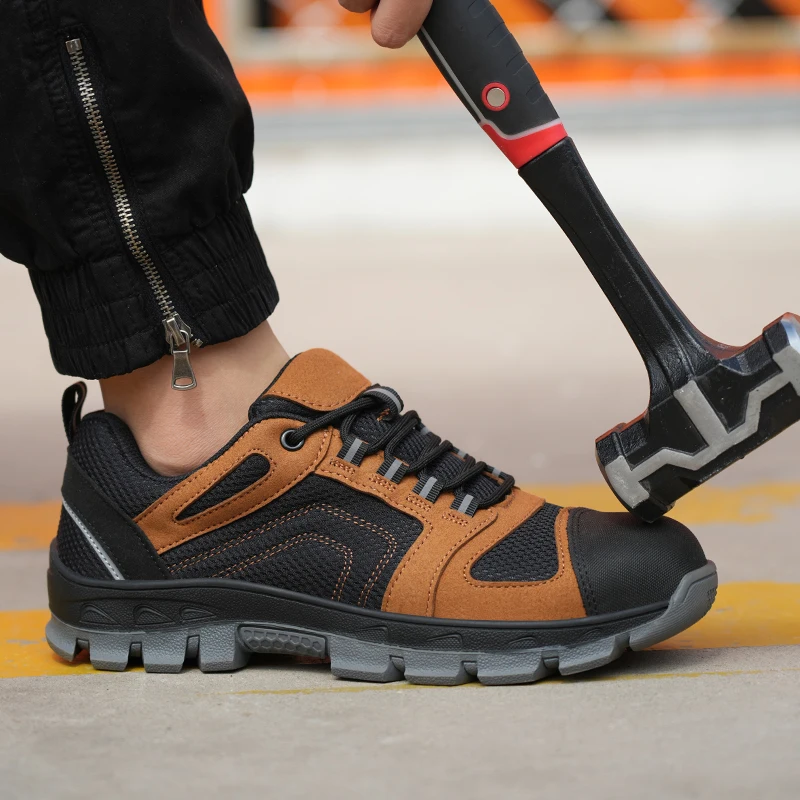 New-Steel-Toe-Cap-Platform-Boots-Light-Breathable-Sneaker-For-Work-Men ...