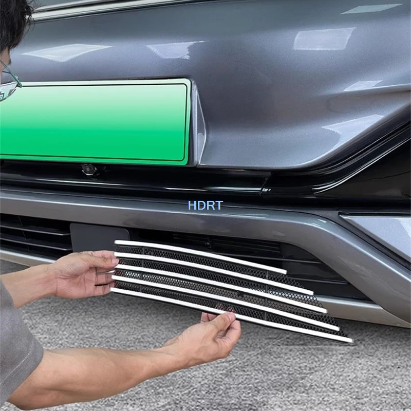 Car Styling Front Mesh Racing Grille Trim Air Inlet Cover Lower Bumper ...