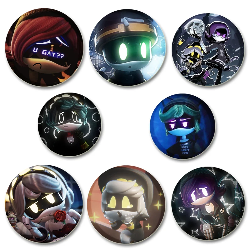 32-44-58mm-Anime-Murder-Drones-Brooches-Round-Cartoon-Handmade-Pins-for ...